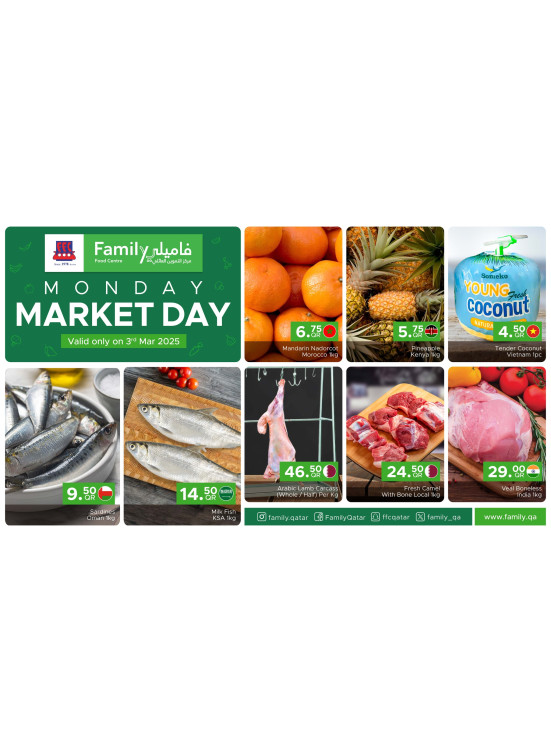 Monday Market Day from Family Food Centre until 3rd March - Family Food ...