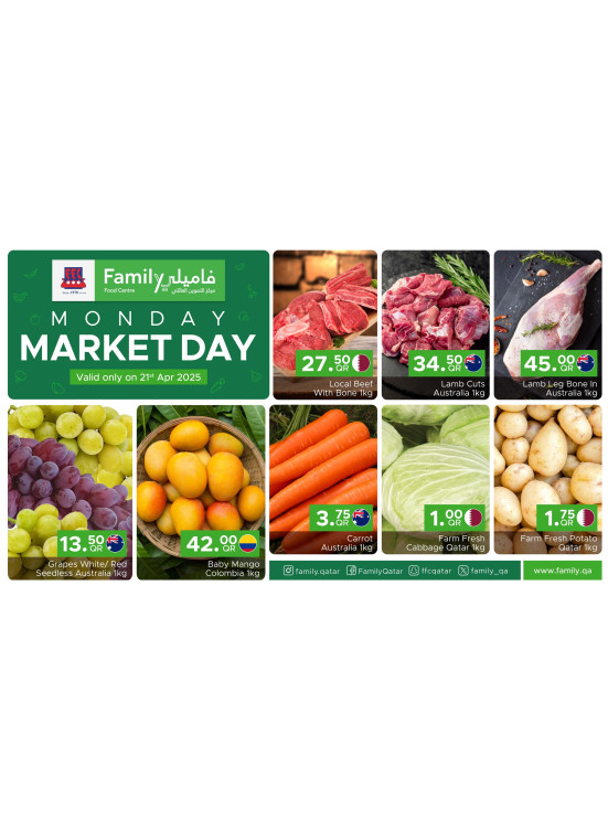 Monday Market Day Deals from Family Food Centre until 21st April ...