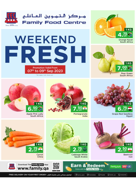 Weekend Fresh Offers from Family Food Centre until 9th September ...