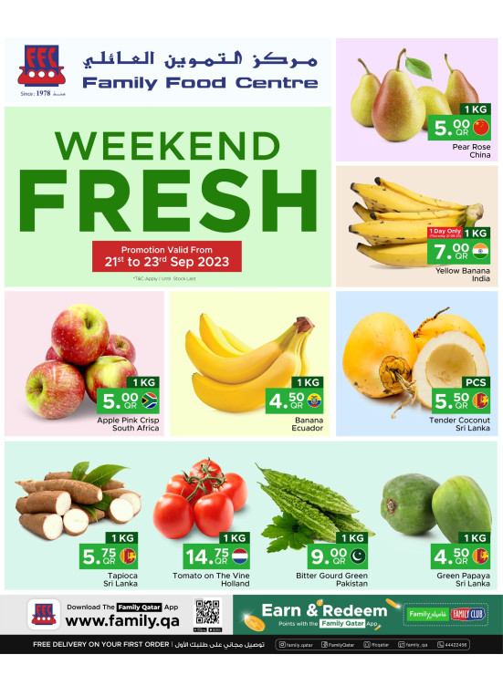Weekend Fresh Offers from Family Food Centre until 23rd September ...