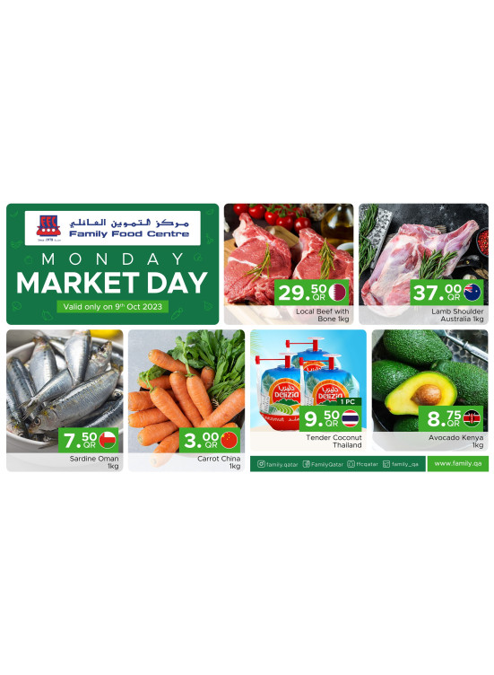 Monday Market Day from Family Food Centre until 9th October - Family ...