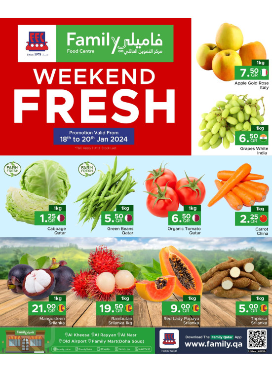 Weekend Fresh Offers from Family Food Centre until 20th January ...