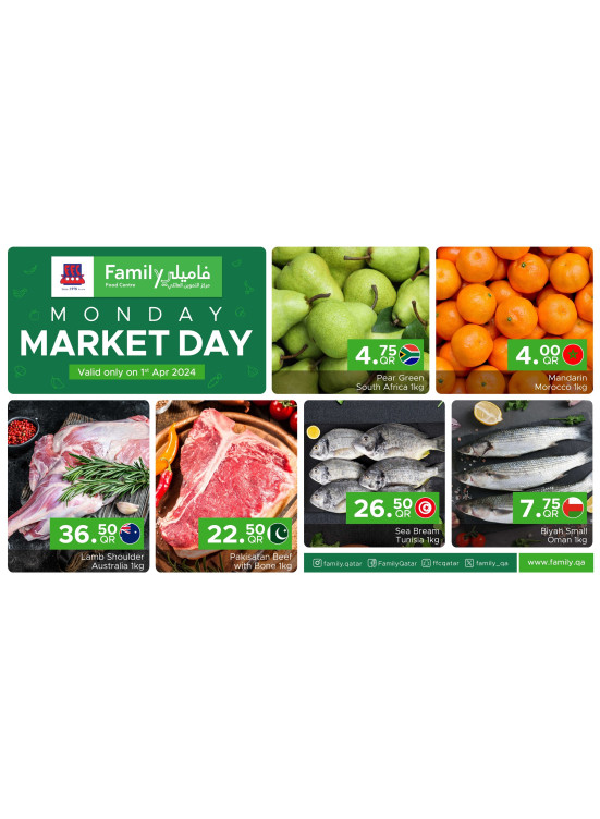 Monday Market Day from Family Food Centre until 1st April - Family Food ...