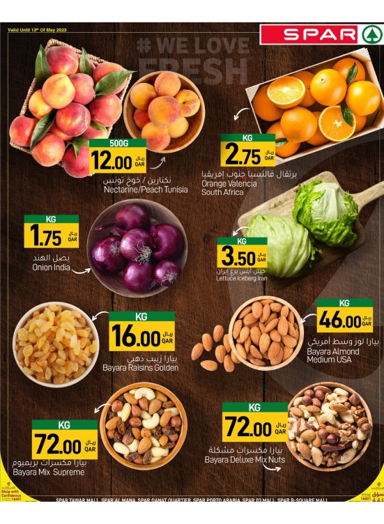 Special Offers from SPAR until 13th May - SPAR Qatar Offers & Promotions