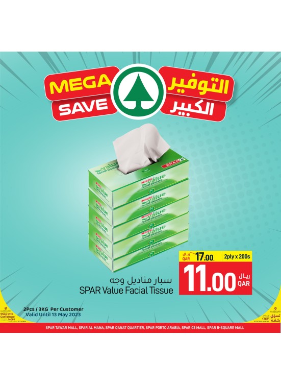 Mega Save on Grocery from SPAR until 13th May - SPAR Qatar Offers ...