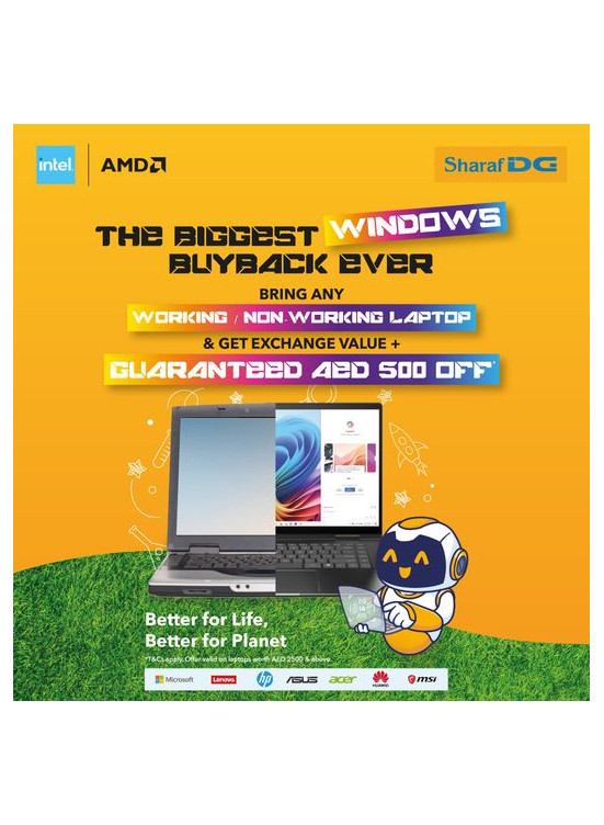Discount On A New Laptop from Sharaf DG until 26th August - Sharaf DG ...