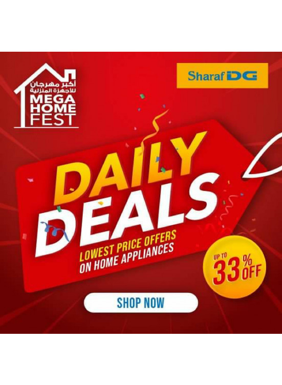 Daily Deals from Sharaf DG until 31st October - Sharaf DG UAE Offers & Promotions
