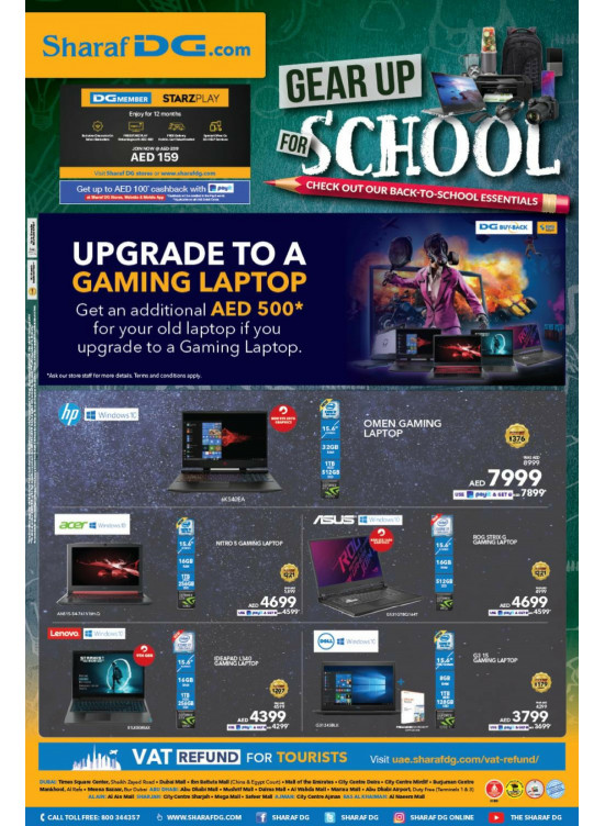 Back to School Discounts from Sharaf DG until 12th September - Sharaf ...