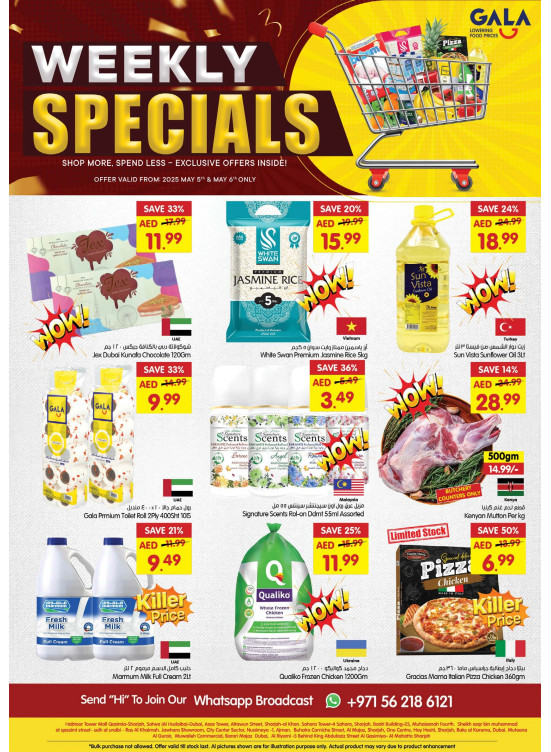 Weekly Specials from Gala Supermarket until 6th May - Gala Supermarket ...