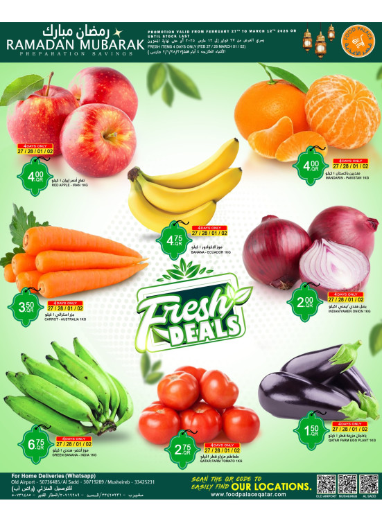 Fresh Deals from Food Palace until 12th March - Food Palace Qatar ...