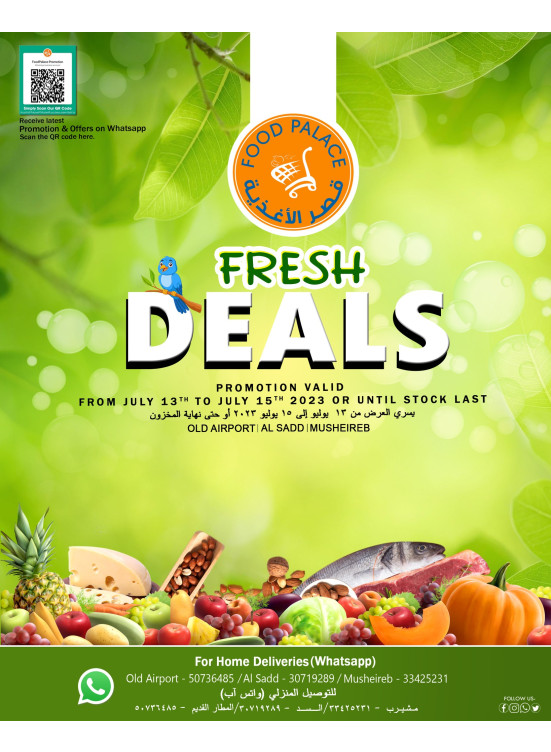 Fresh Deals from Food Palace until 15th July - Food Palace Qatar Offers ...