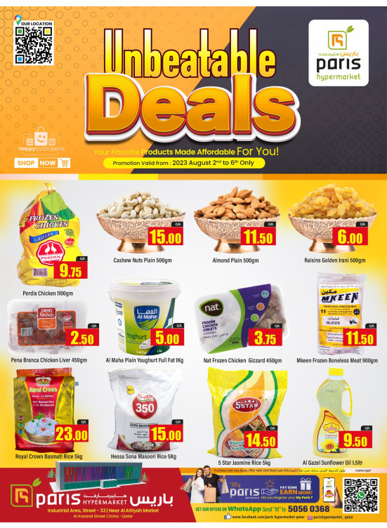 Unbeatable Deals - Industrial Area from Paris Hypermarket until 6th ...