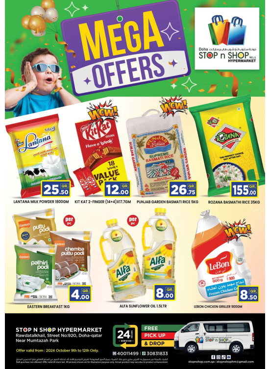 Mega Weekend Offers - Muntazah from Stop n Shop until 12th October ...