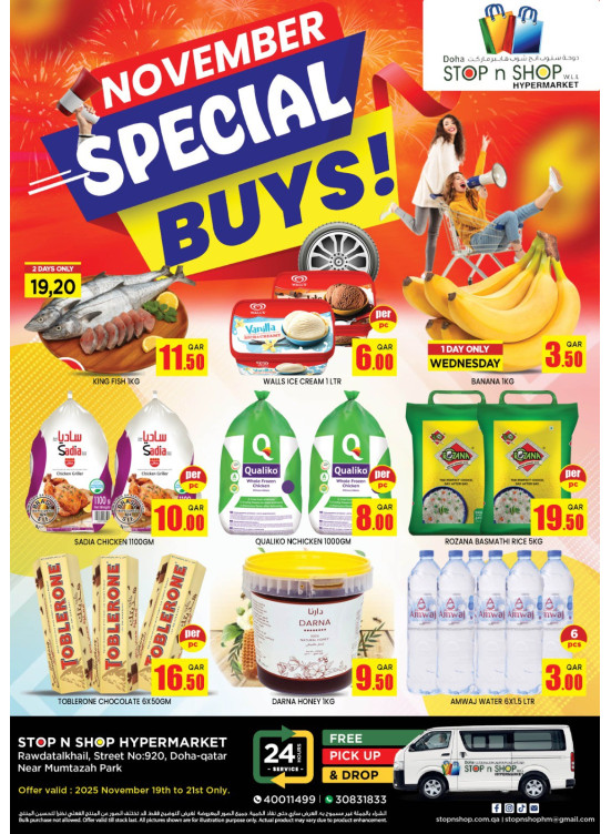 November Special Buys - Al Muntazah from Stop n Shop until 21st November - Stop n Shop Qatar ...