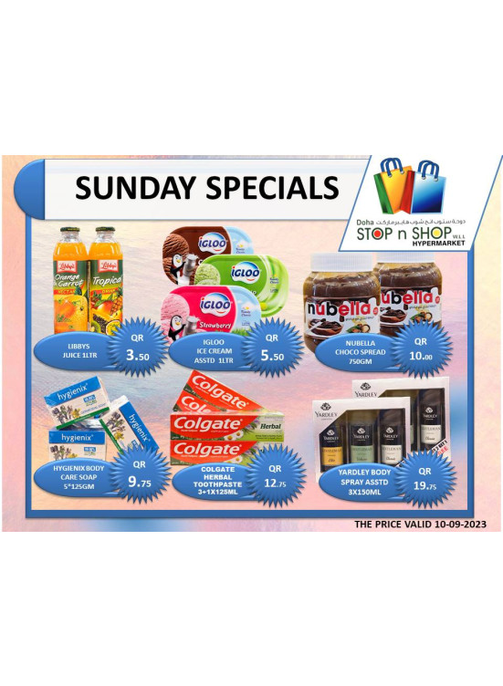 Sunday Sale from Stop n Shop until 10th September - Stop n Shop Qatar ...