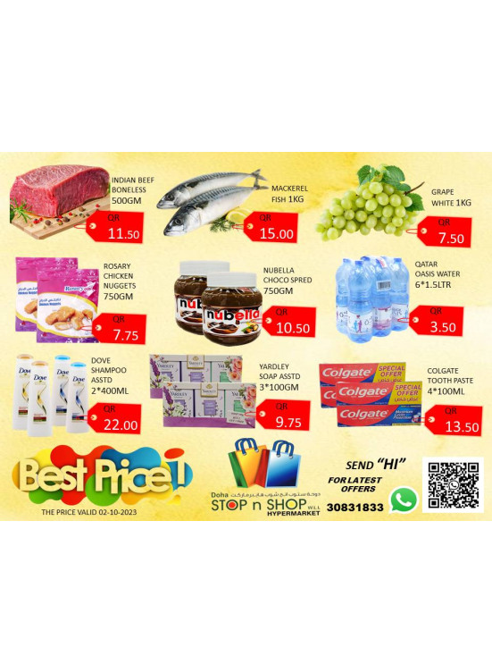 Best Price from Stop n Shop until 2nd October - Stop n Shop Qatar ...
