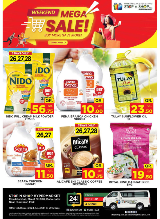 Weekend Mega Sale - Muntazah from Stop n Shop until 29th June - Stop n Shop Qatar Offers ...