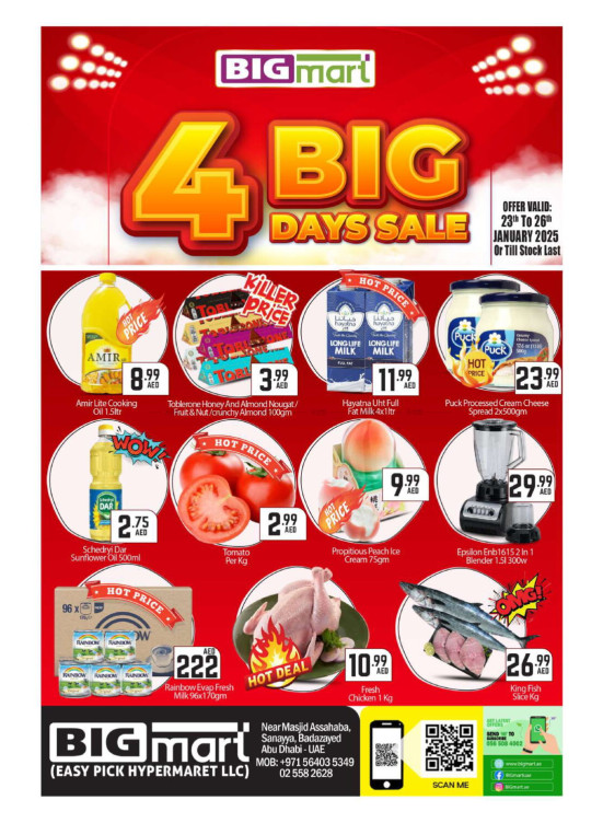 4 Big Days Deals - Beda Zayed from Bigmart until 26th January - Bigmart ...