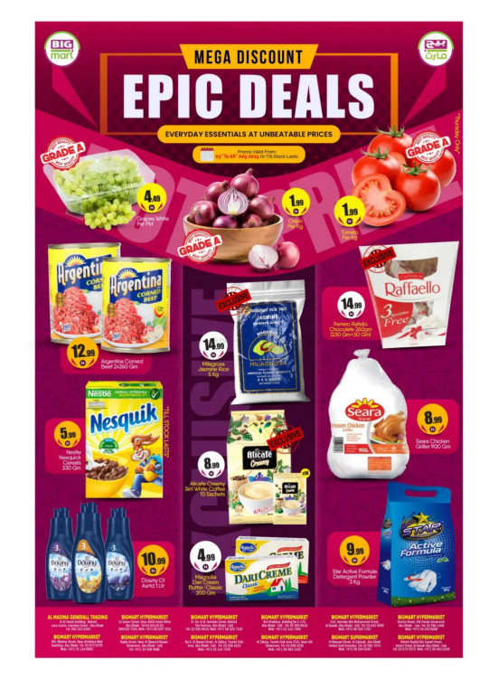 Epic Deals - Abu Dhabi from Bigmart until 6th July - Bigmart UAE Offers ...
