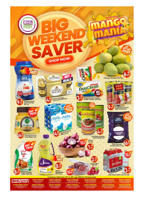 Big Weekend Saver - Abu Dhabi from Bigmart until 20th July - Bigmart ...