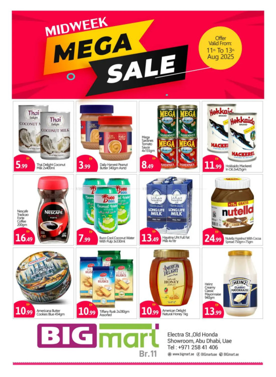 Midweek Mega Sale - Electra Street, Abu Dhabi from Bigmart until 13th August - Bigmart UAE ...
