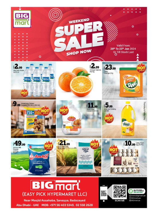 Weekend Deals - Beda Zayed from Bigmart until 23rd June - Bigmart UAE ...