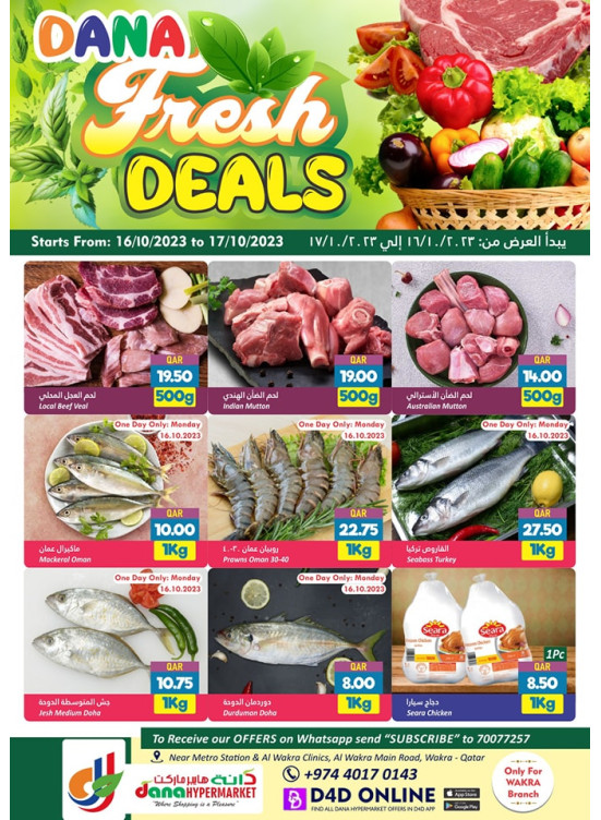 Fresh Deals - Al Wakra from Dana hypermarket until 16th October - Dana ...