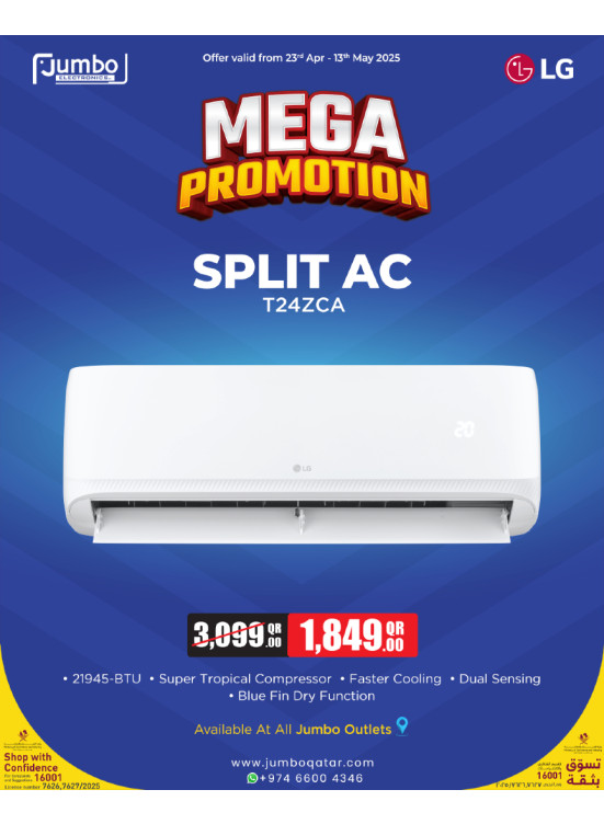 Mega Promotion on Air Conditioners & Coolers from Jumbo Electronics until 13th May - Jumbo ...