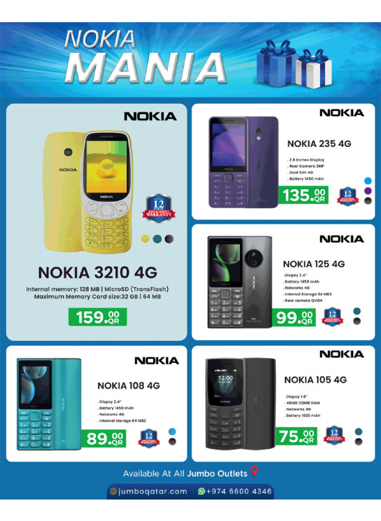 Nokia Mania from Jumbo Electronics until 31st August - Jumbo ...
