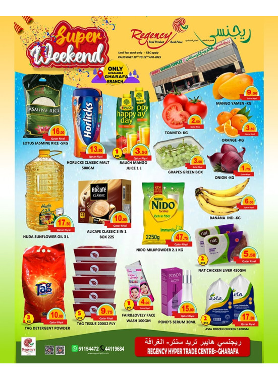 Super Weekend Deals - Al Gharafa from Regency Hypermarket until 12th ...