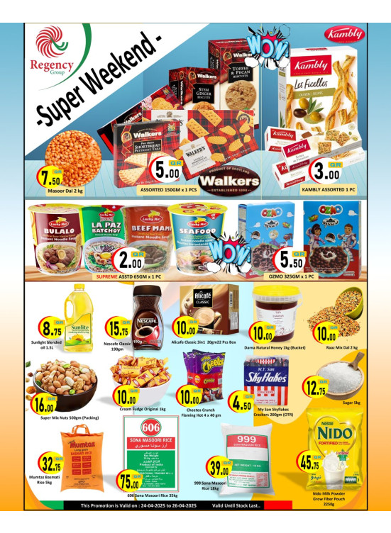 Super Weekend Deals from Regency Hypermarket until 26th April - Regency ...
