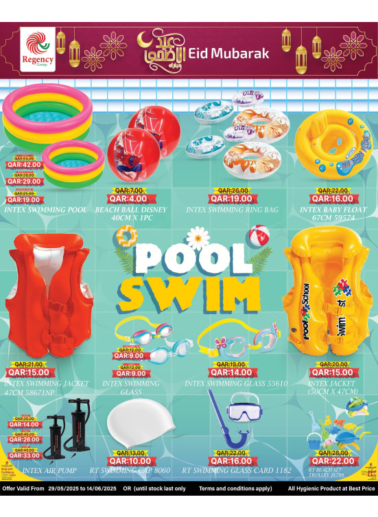 Pool Swim Deals from Regency Hypermarket until 14th June - Regency ...
