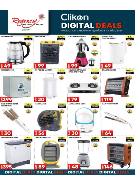 Clikon Digital Deals from Regency Hypermarket until 31st January ...