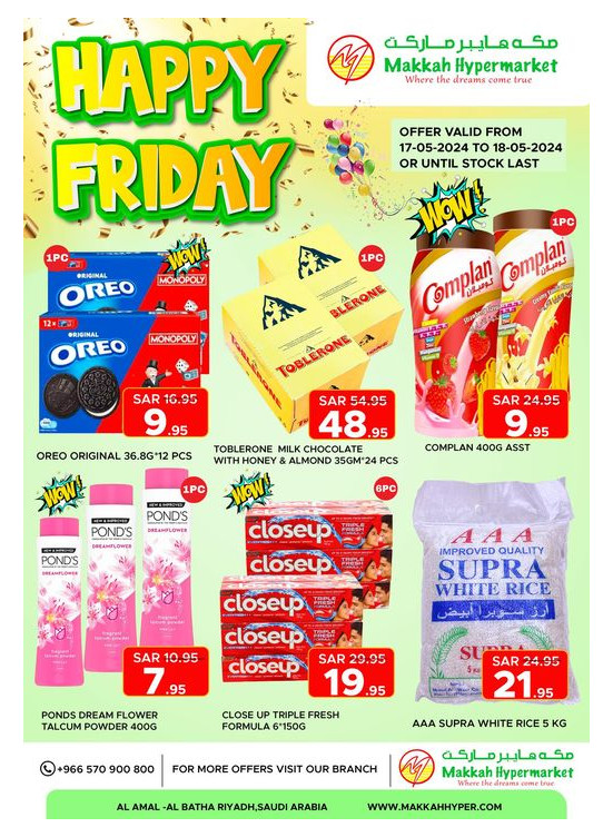 Happy Friday Deals from Makkah Hypermarket until 18th May - Makkah ...