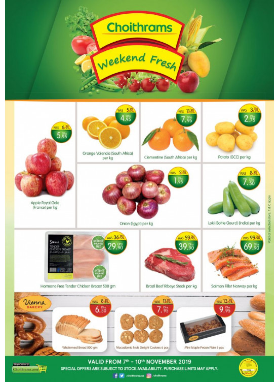 Weekend Fresh Offers from Choithrams until 10th November - Choithrams ...