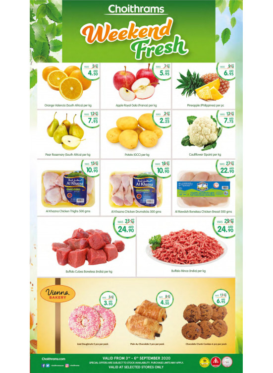 Weekend Fresh Offers from Choithrams until 6th September - Choithrams ...
