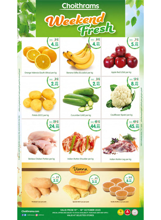 Weekend Fresh Offers from Choithrams until 18th October - Choithrams ...