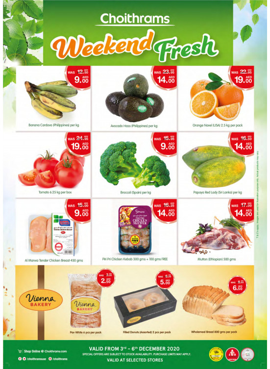 Weekend Fresh Offers from Choithrams until 6th December - Choithrams ...