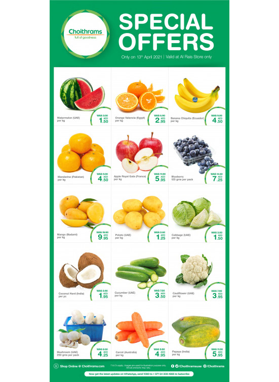 Special Offers - Al Rais, Dubai from Choithrams until 13th April ...