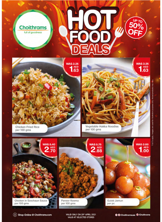 Hot Food Deals from Choithrams until 29th April - Choithrams UAE Offers ...