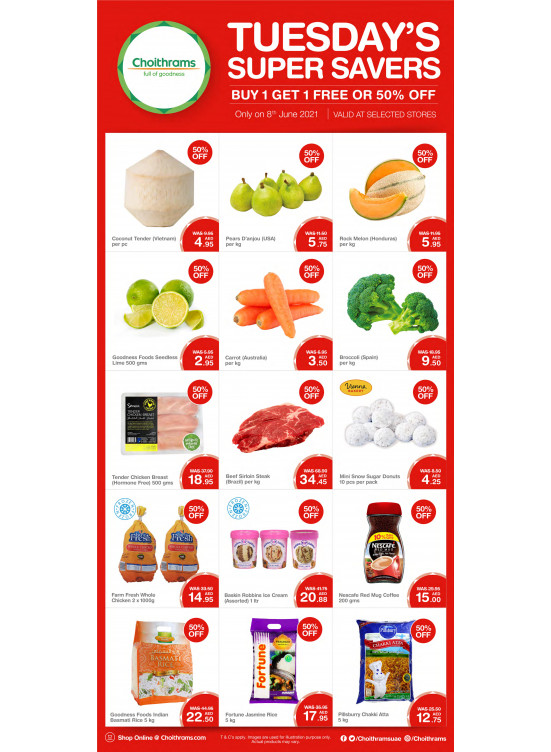 Tuesday Super Savers from Choithrams until 8th June - Choithrams UAE ...
