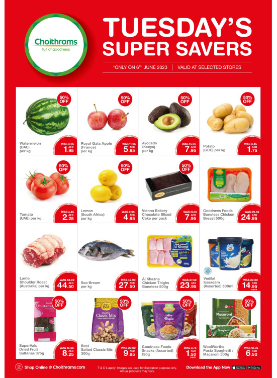 Tuesday Super Savers from Choithrams until 6th June - Choithrams UAE ...