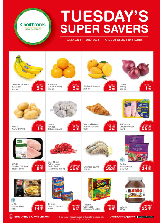 Tuesday Super Savers from Choithrams until 11th July - Choithrams UAE ...