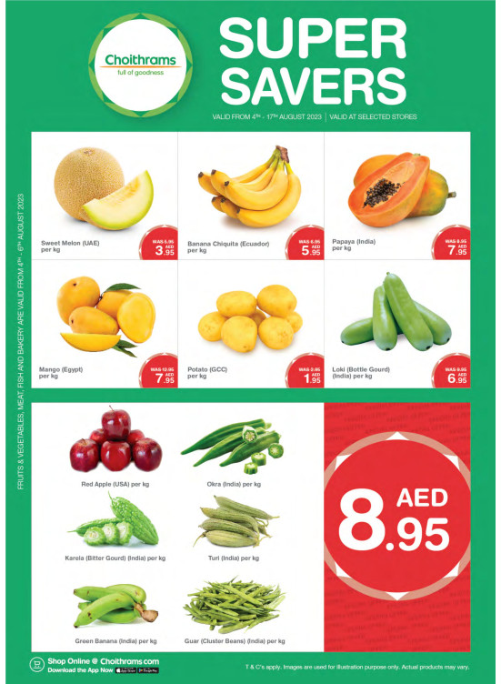 Super Savers from Choithrams until 17th August - Choithrams UAE Offers & Promotions