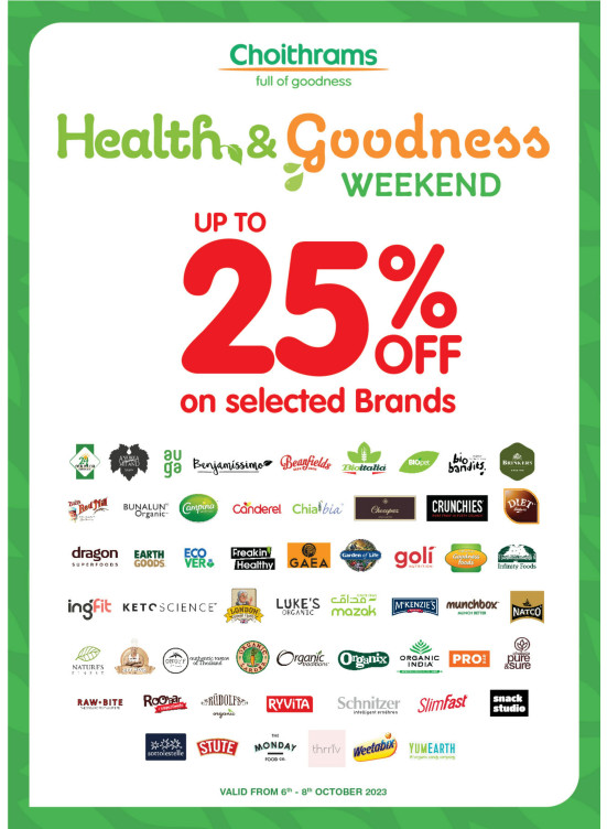 Health & Goodness Offers from Choithrams until 8th October - Choithrams ...