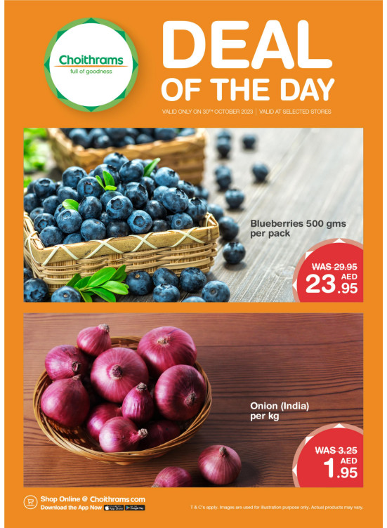 Deal of The Day from Choithrams until 30th October - Choithrams UAE Offers & Promotions