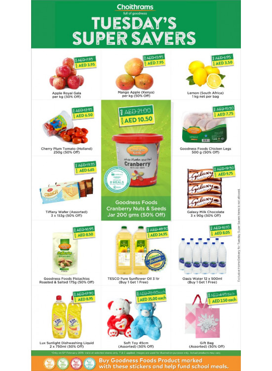 Tuesday Super Savers from Choithrams until 12th February - Choithrams ...