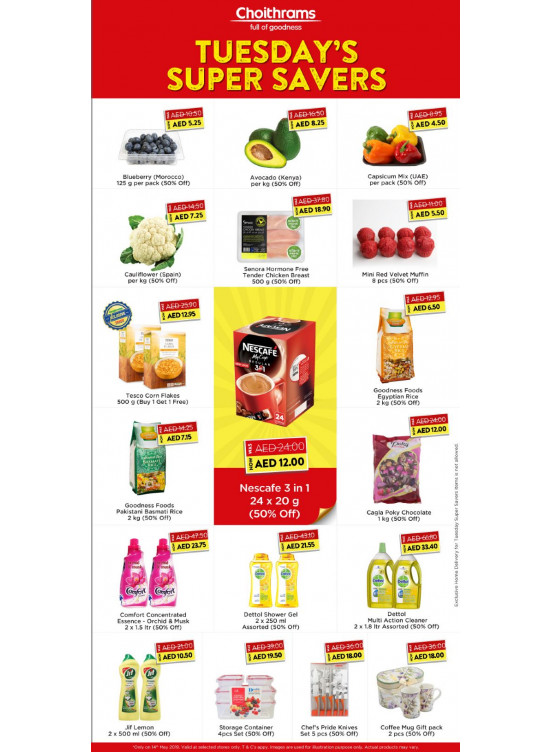 Super Tuesday Savers from Choithrams until 14th May - Choithrams UAE ...