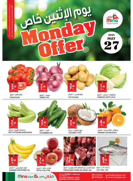 Monday Special Offers from Mina Hypermarket until 27th May - Mina ...