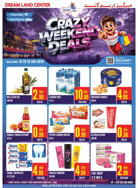Crazy Weekend Deals - Abu Shagara, Sharjah from Dream Land until 19th ...